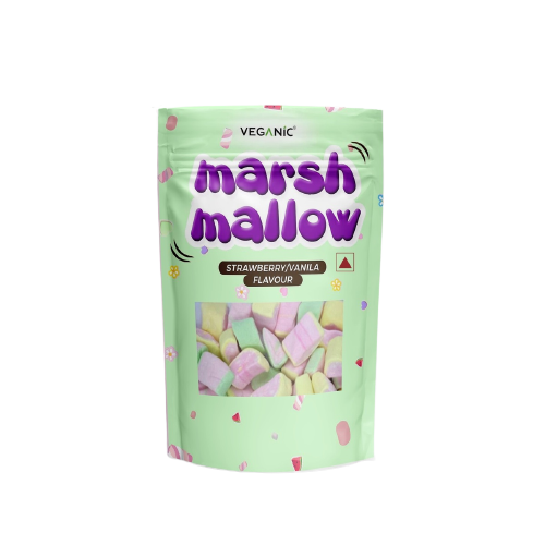 Veganic Watermelon Shape Marshmallows 175g 80 Pieces Strawberry Vanilla ...